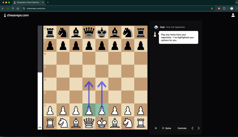 Chessreps | Chess Opening Trainer with Spaced Repetition